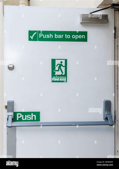 Fire Exit Door Push Bar Hi Res Stock Photography And Images Alamy