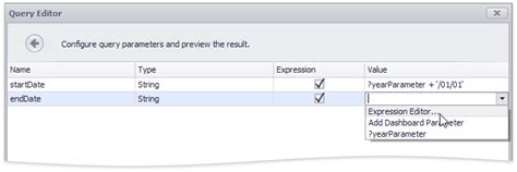 How To Pass A Dashboard Parameter To A Custom Sql Query Business