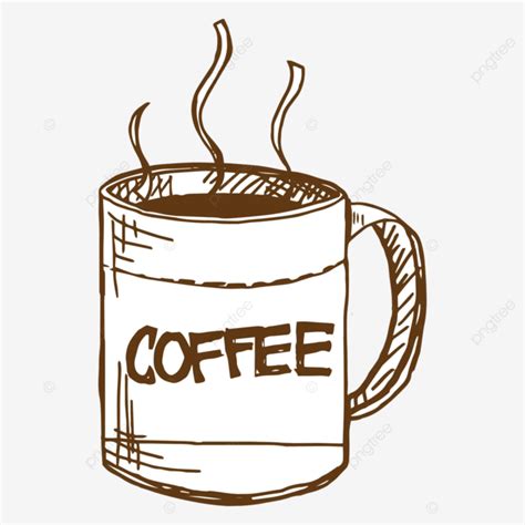 손 그리기 커피 컵 벡터 일러스트 레이 션 커피 컵 손으로 그리는 커피잔 컵 Png 일러스트 및 벡터 에 대한 무료 다운로드 Pngtree