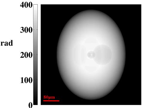 A Original Phase Map To Be Retrieved B Fresnel Diffraction Pattern