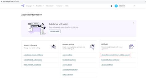 Configure The Outgoing Mail Mailjet Mspbotsai