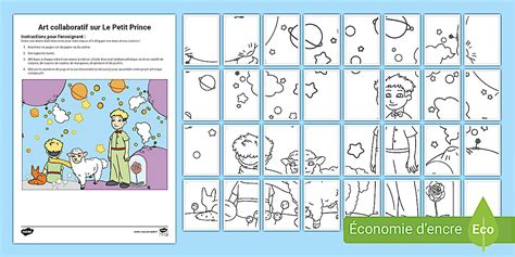 Art Collaboratif Sur Le Petit Prince Teacher Made Twinkl