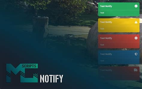 [standalone] Mg Notify Advanced Notification System Fivem Releases Cfx Re Community