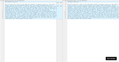 Ace Diff Codesandbox
