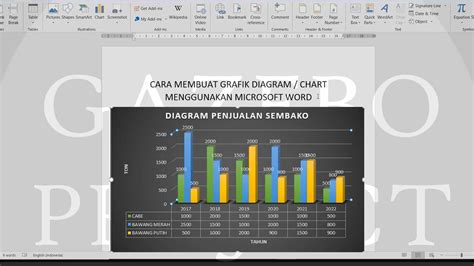 Tutorial Membuat Grafik Diagram Menggunakan Microsoft Word Dengan Mudah