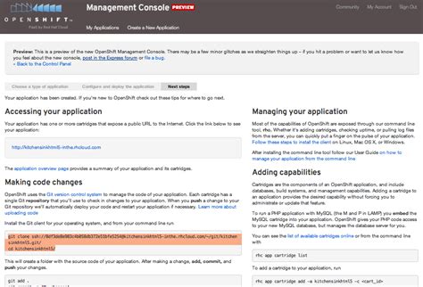 Eric D Schabell Getting Started With The Openshift Express Web Management Console