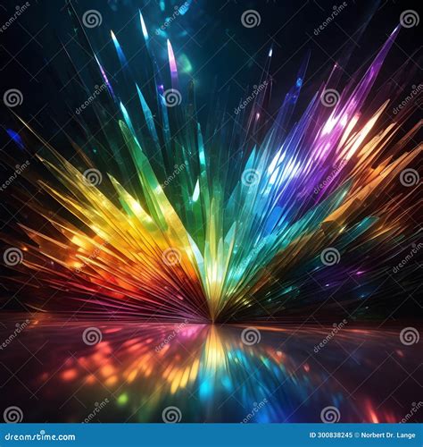 Spectral Colors Ai Generatet Stock Illustration Illustration Of