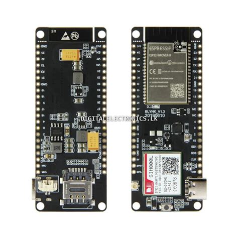 Ttgo T Call Esp32 Sim800l Module Digitalelectronicslk