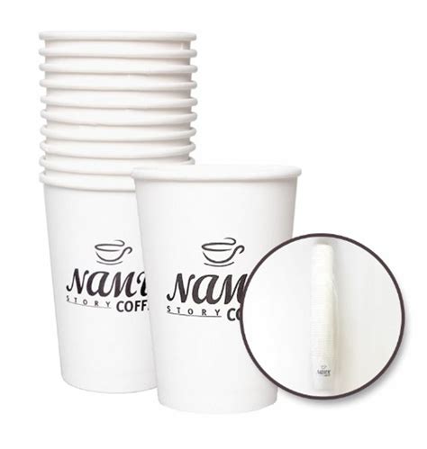 C210 나무이야기 친환경 일회용핫컵 13온스50p 커피컵 일회용품 컵 홈카페 일회용핫컵 티몬