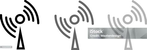 방송 아이콘 컬렉션 라이브 스트리밍 픽토그램 벡터 일러스트 레이 션 0명에 대한 스톡 벡터 아트 및 기타 이미지 0명