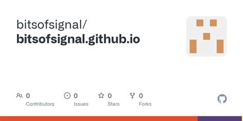 Github Bitsofsignal