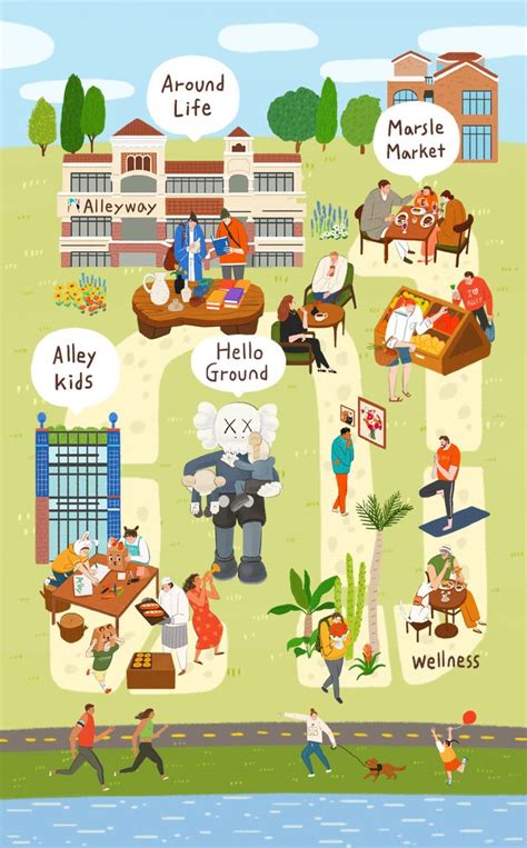 광교 앨리웨이 웹컨텐츠 일러스트 브랜딩편집 · 일러스트레이션 · 파인아트 브랜딩편집 일러스트레이션 파인아트 그래픽 디자인 일러스트레이션 일러스트레이션