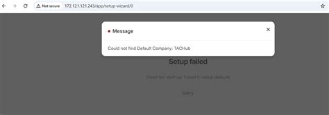 ERPNext Failed To Setup Default Company TACHub Frappe Forum
