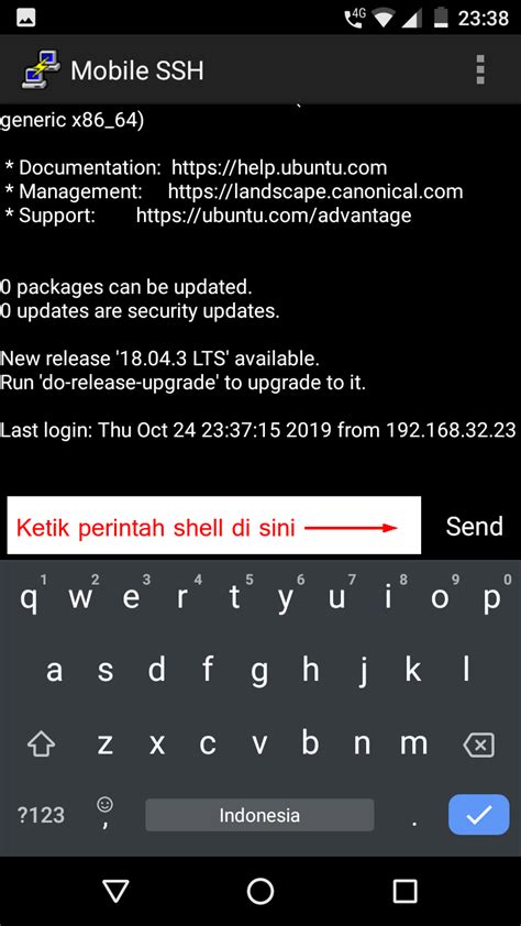 Cara Menggunakan SSH Ke VPS Menggunakan Android