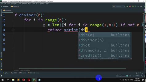 How To Check If Count Of Divisors Is Even Or Odd In Python Youtube