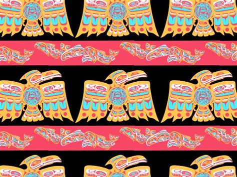 Pattern Thunderbird Thunderbird Pattern Illustration