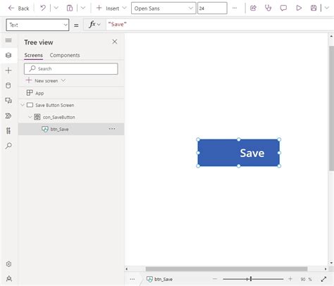Power Apps Button With Icon And Text