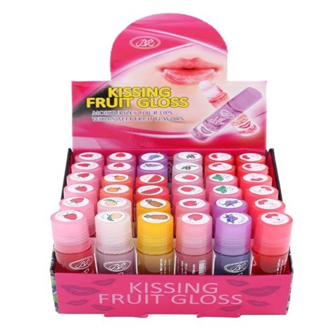 Kissing Fruit Lip Gloss Rollers Assorted Flavors Eyeful Essentials