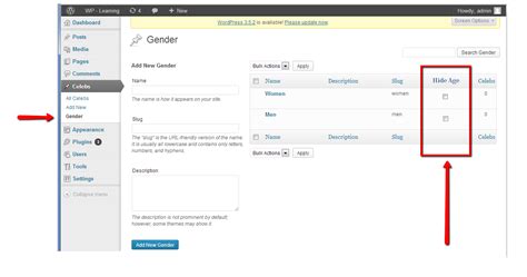 Wordpress Displaying Or Hiding Metadata On Page From Wp Dashboard Stack Overflow