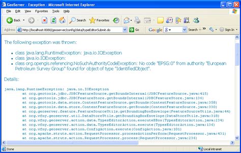 Geoserver Users Failed To Create Sql Server Datastore Geoserver