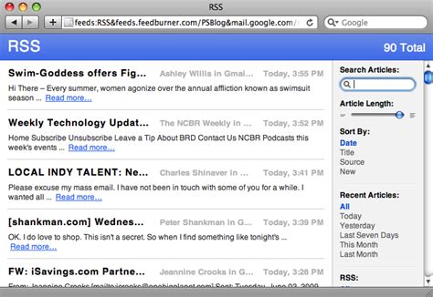 How Do I Read Rss Feeds With Apple Safari On Mac Os X