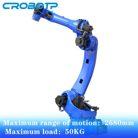 China New Arrival 6 Axis 2680mm Arm Industrial Handling Robot For Loading And Unloading