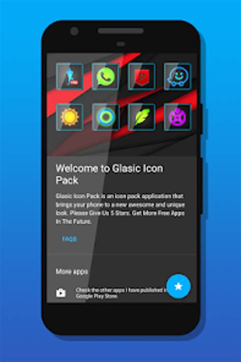 Glasic Icon Pack สำหรับ Android ดาวน์โหลด