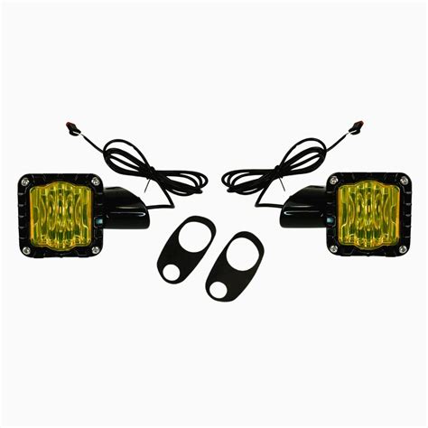 Custom Dynamics Shark Demon Led Front Turn Signals For 2015 2023 Harley
