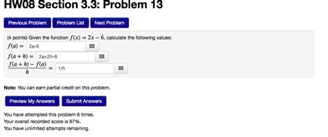 Solved Hw08 Section 33 Problem 13 Problem List Previous