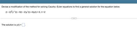 solved devise a modification of ﻿the method for solving