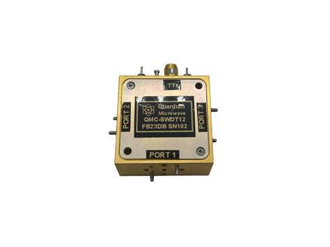 Qmc Swdt12 Fb23db Wr 12 Full Band Spdt Waveguide Switch With Internal Driver 60 To 90 Ghz