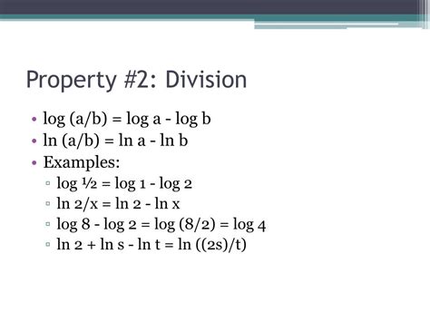 PPT Properties Of Logarithms PowerPoint Presentation Free Download ID 1489375
