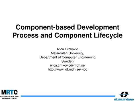 Ppt Component Based Development Process And Component Lifecycle Powerpoint Presentation Id