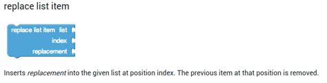 Replace Data In List With A Create Element Block Mit App Inventor Help Mit App Inventor