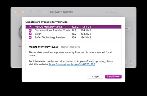 Macos Monterey 1262 And Macos Big Sur 1172 Available With Security Fixes