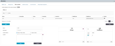 Separated Ediscovery And Cap Features From File Location In The Allowlist Ideas Netwrix