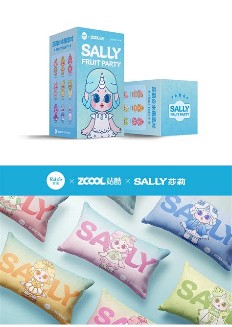 若来新文创—sally莎莉卡通ip形象盲盒设计平面ip形象粒子音原创作品 站酷zcool