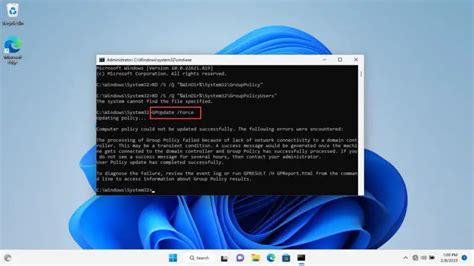 How To Fix Gpupdate Force Not Implementing Policy