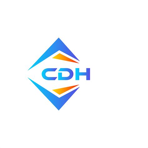 Cdh Abstract Technology Logo Design On White Background Cdh Creative