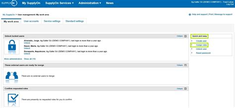 Add User Roles Supplyon Support Center