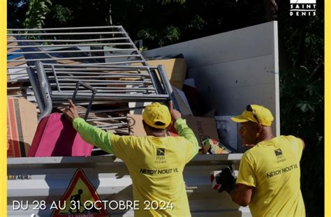 Saint Denis Lancement De Lopération Nétoy Nout Vil