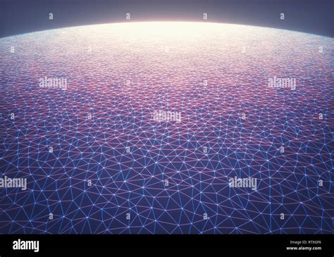 Network Abstract Illustration Stock Photo Alamy