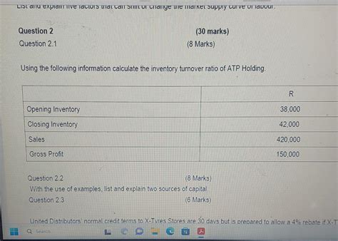 Solved Question 2 30 Marks Question 21 8 Marks Using