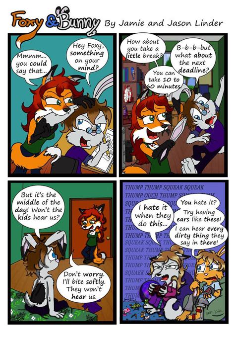 Foxy And Bunny Frisky Distraction By Blue Shadow24 On Deviantart