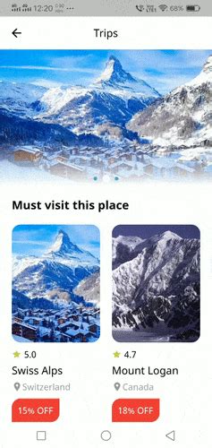 Flutter Hotel Booking And Tour Travel App Template In Code Market