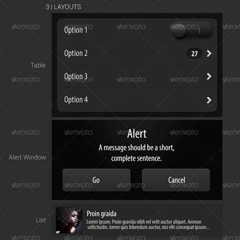 ios user interface kit web elements graphicriver