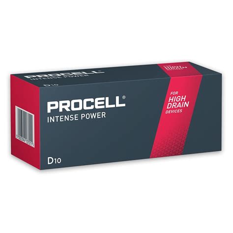 Duracell Procell Intense D Batteries Box Of Cell Pack Solutions