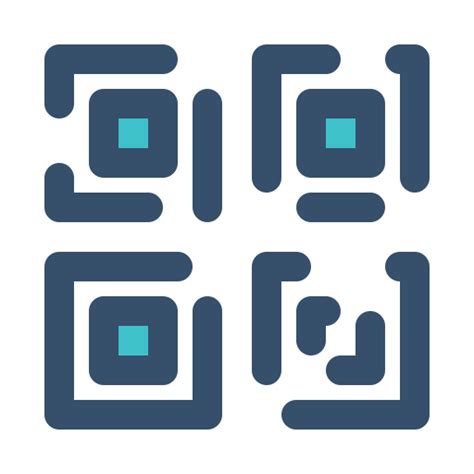 Qr Code Generic Blue Icon
