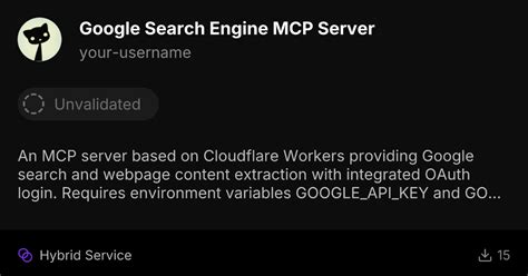 Servidor Mcp De Motor De Búsqueda De · Lobehub