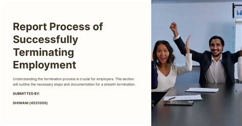 Report Process Of Successfully Terminating Employment